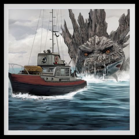 SCP-Jaws Minus One - 12x12 (9007) – Ghoulish Mortals