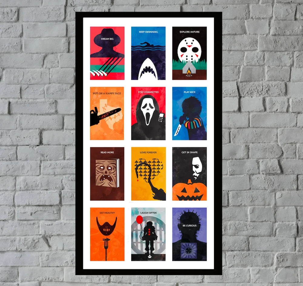 SCP-Movie Motivational Print - 13x25 (6001) – Ghoulish Mortals