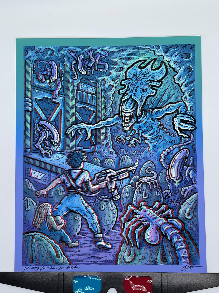 BA-Aliens 3D - 11x14 (1002) – Ghoulish Mortals