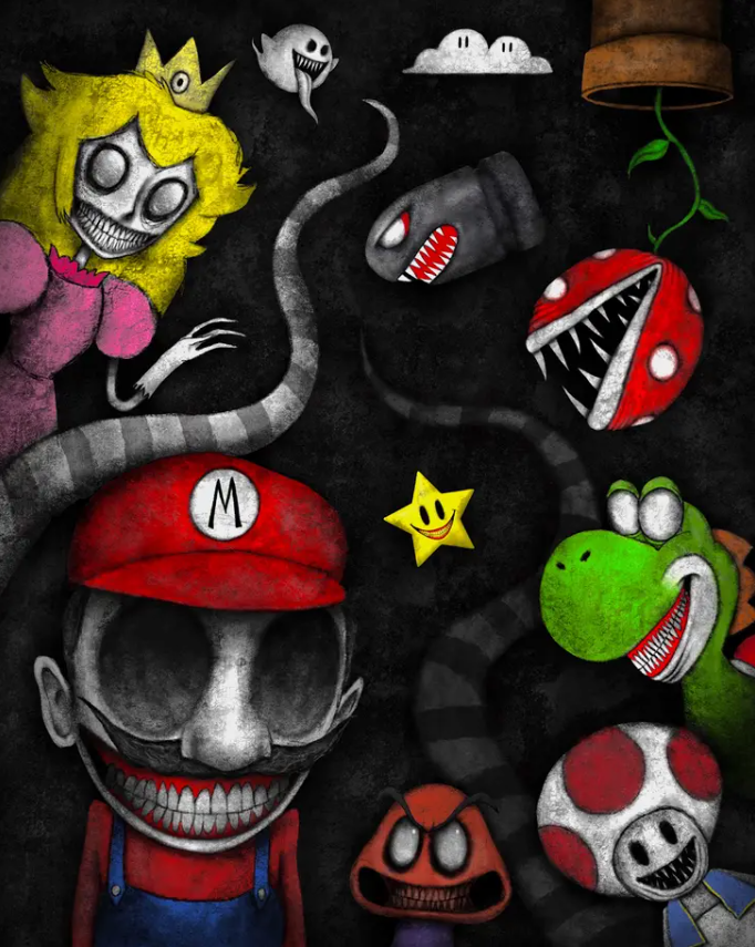 CTP-Mario - 8x10 (8008) – Ghoulish Mortals